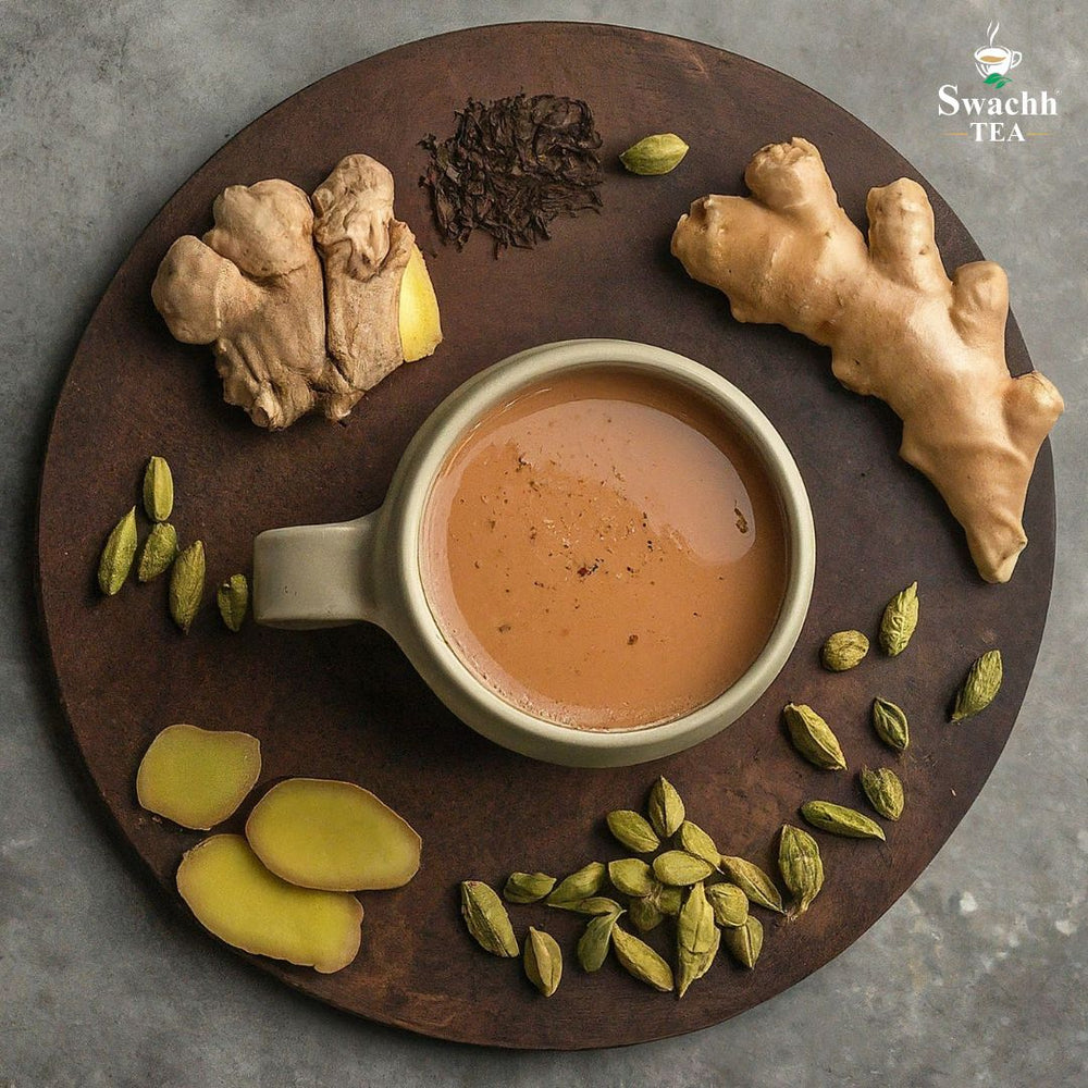 Warmth & Wellness in Every Cup: Swachh Tea's Authentic Elaichi Adrak ...