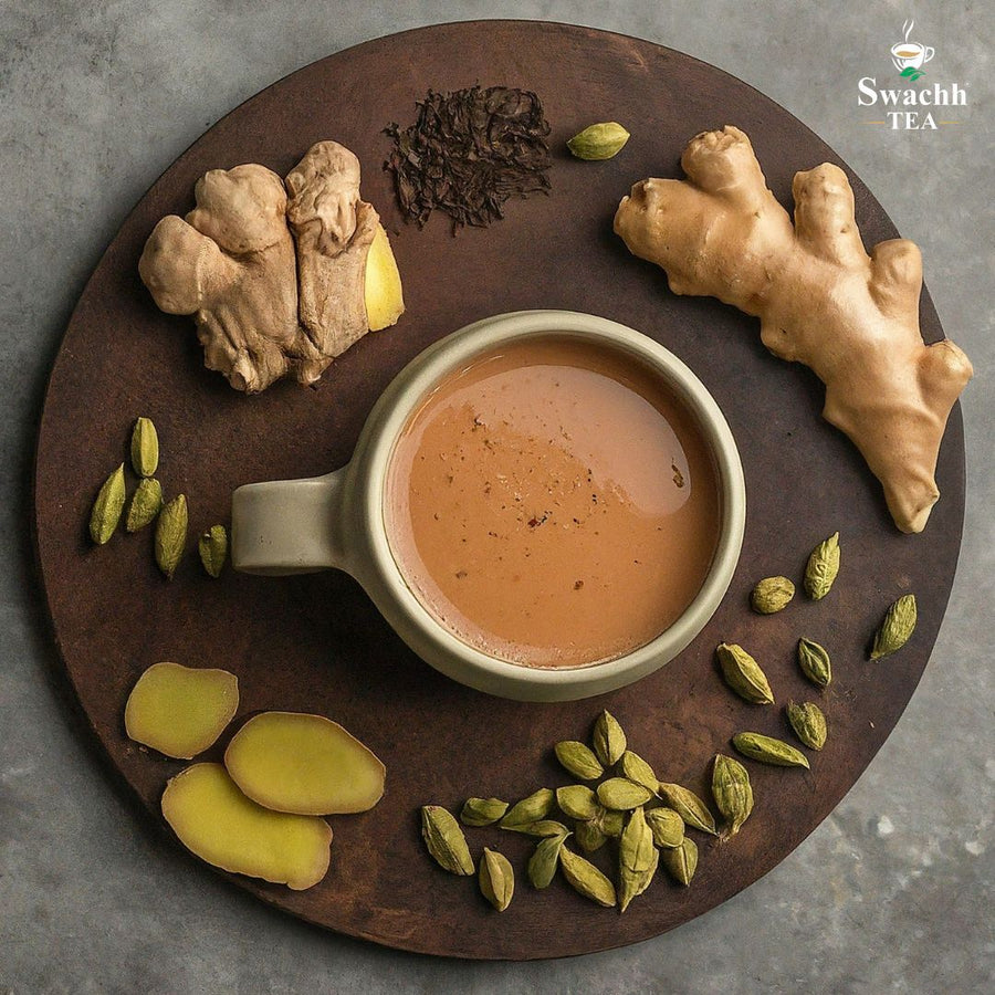 Warmth & Wellness in Every Cup: Swachh Tea's Authentic Elaichi Adrak ...