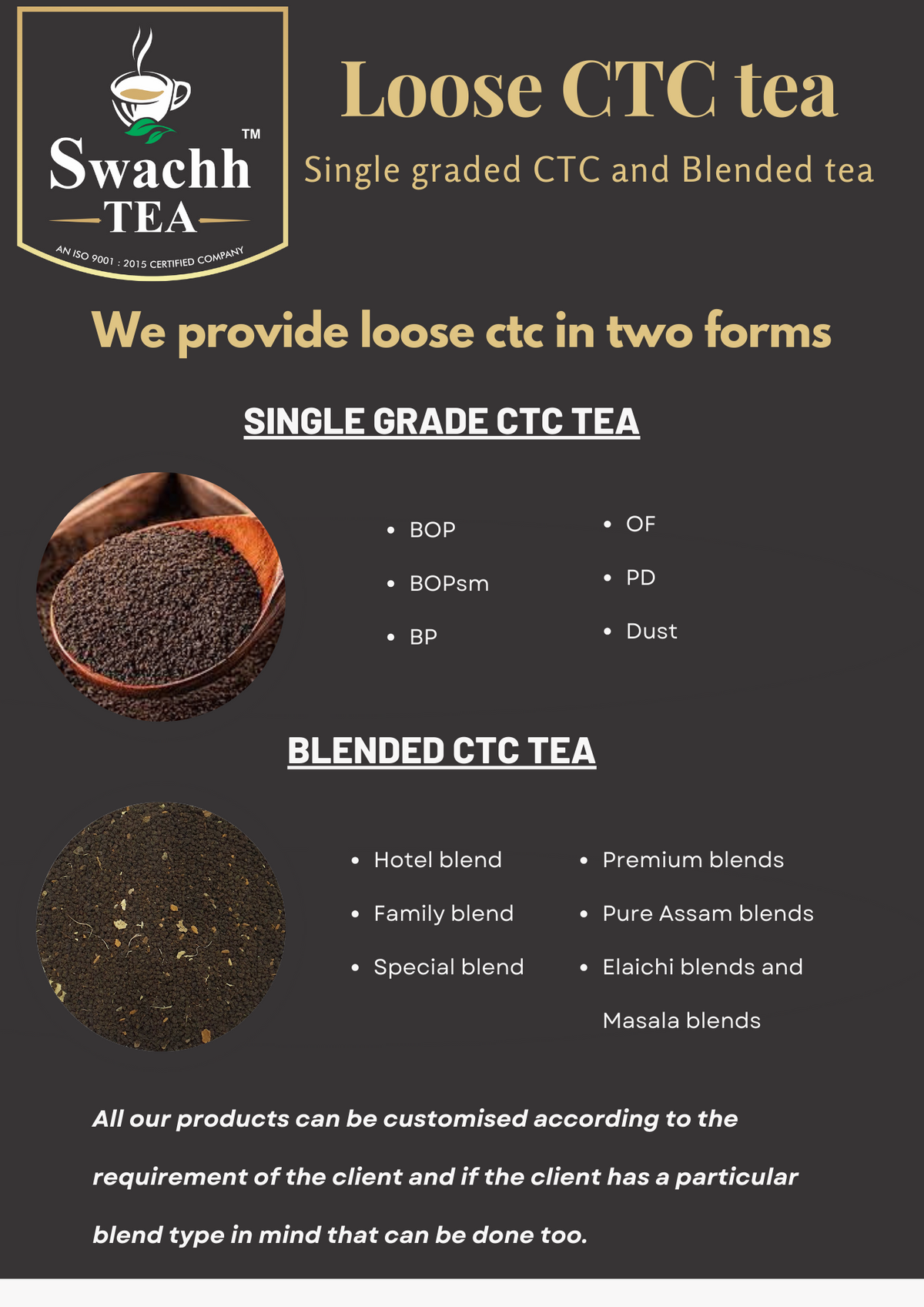 Bulk tea|Wholesale tea|top tea wholesalers|Wholesale loose leaf tea|